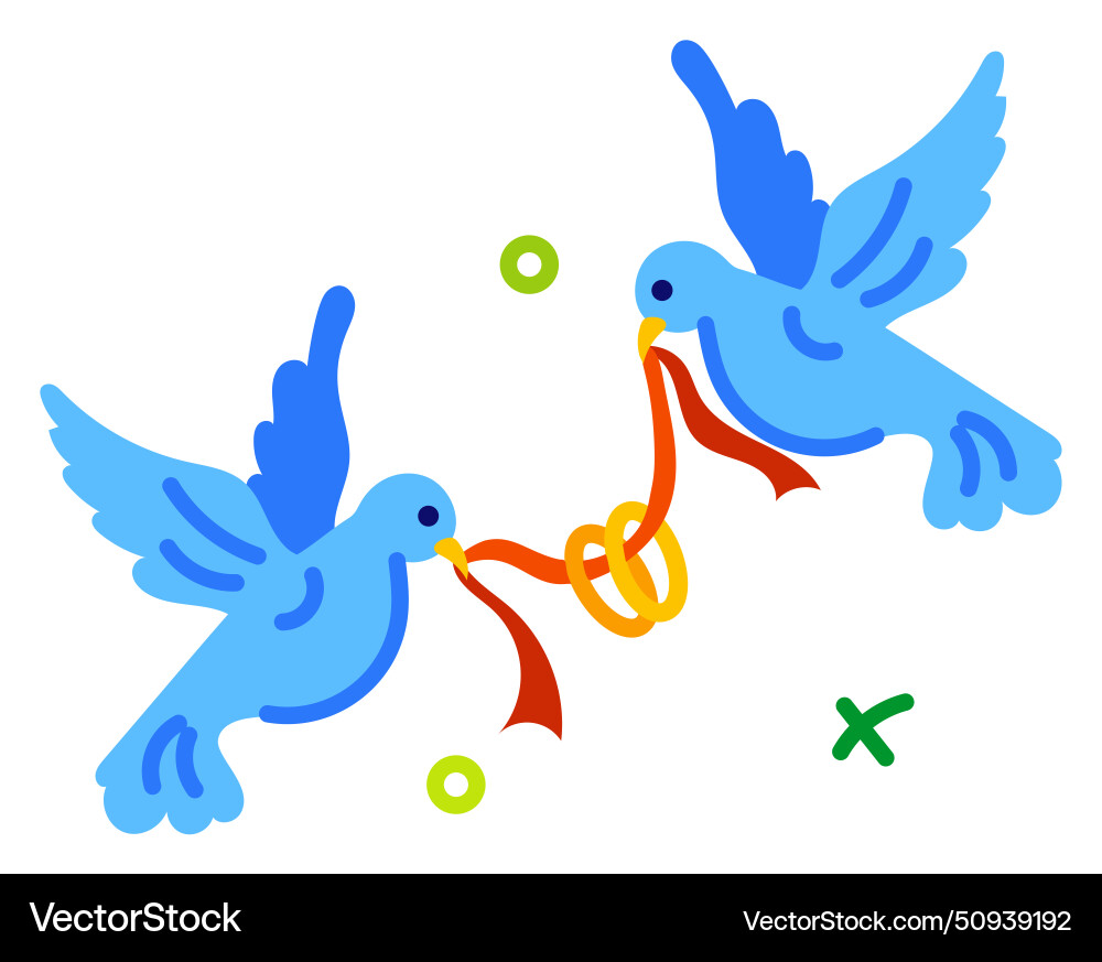 Engagement ceremony Royalty Free Vector Image - VectorStock