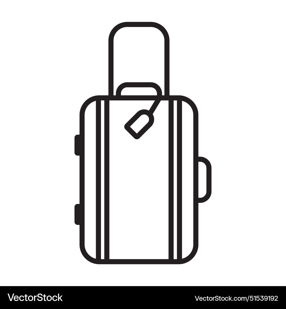 Suitcase icon symbol Royalty Free Vector Image
