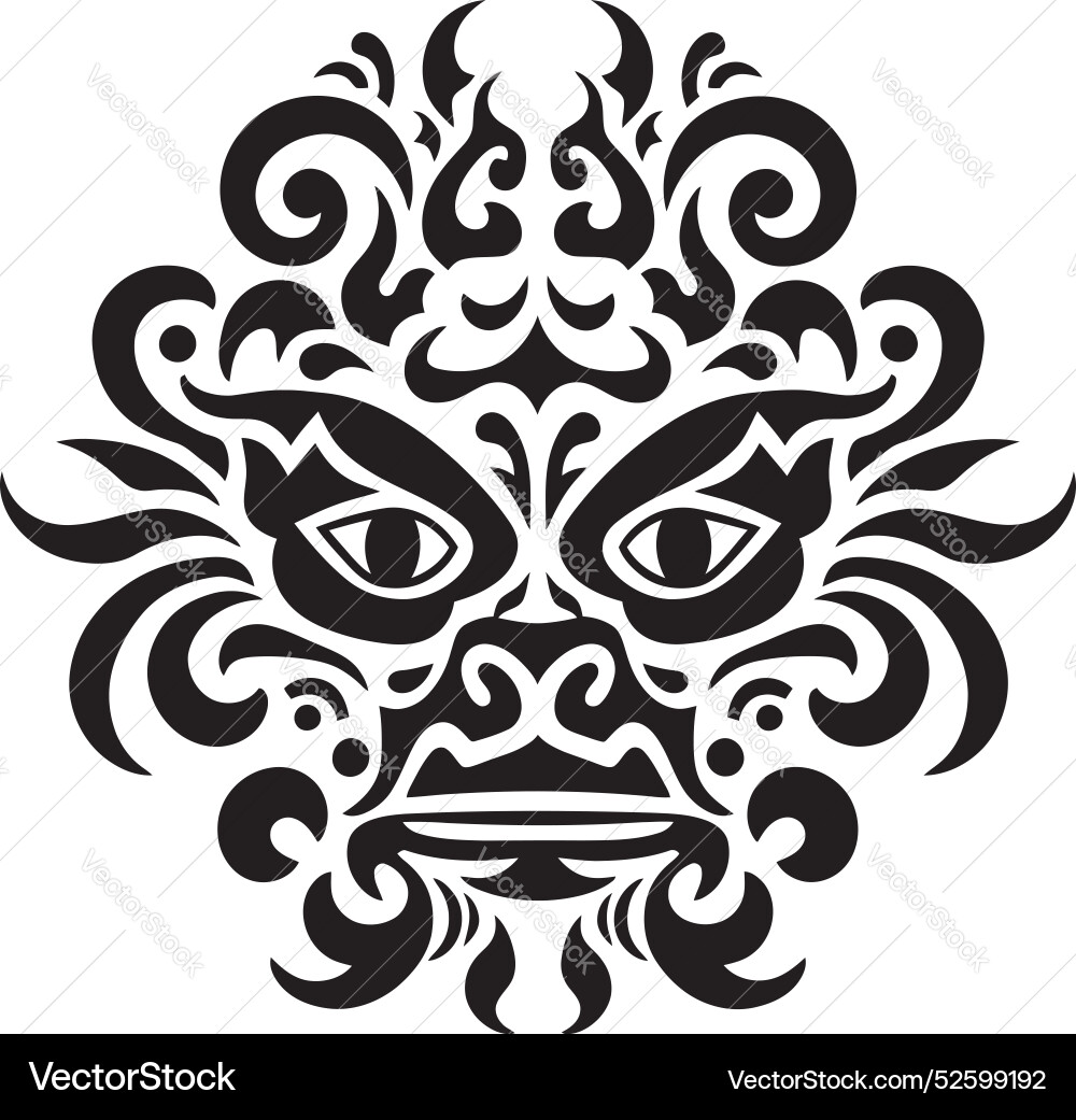 Tribal traditions graphics celebrating Royalty Free Vector
