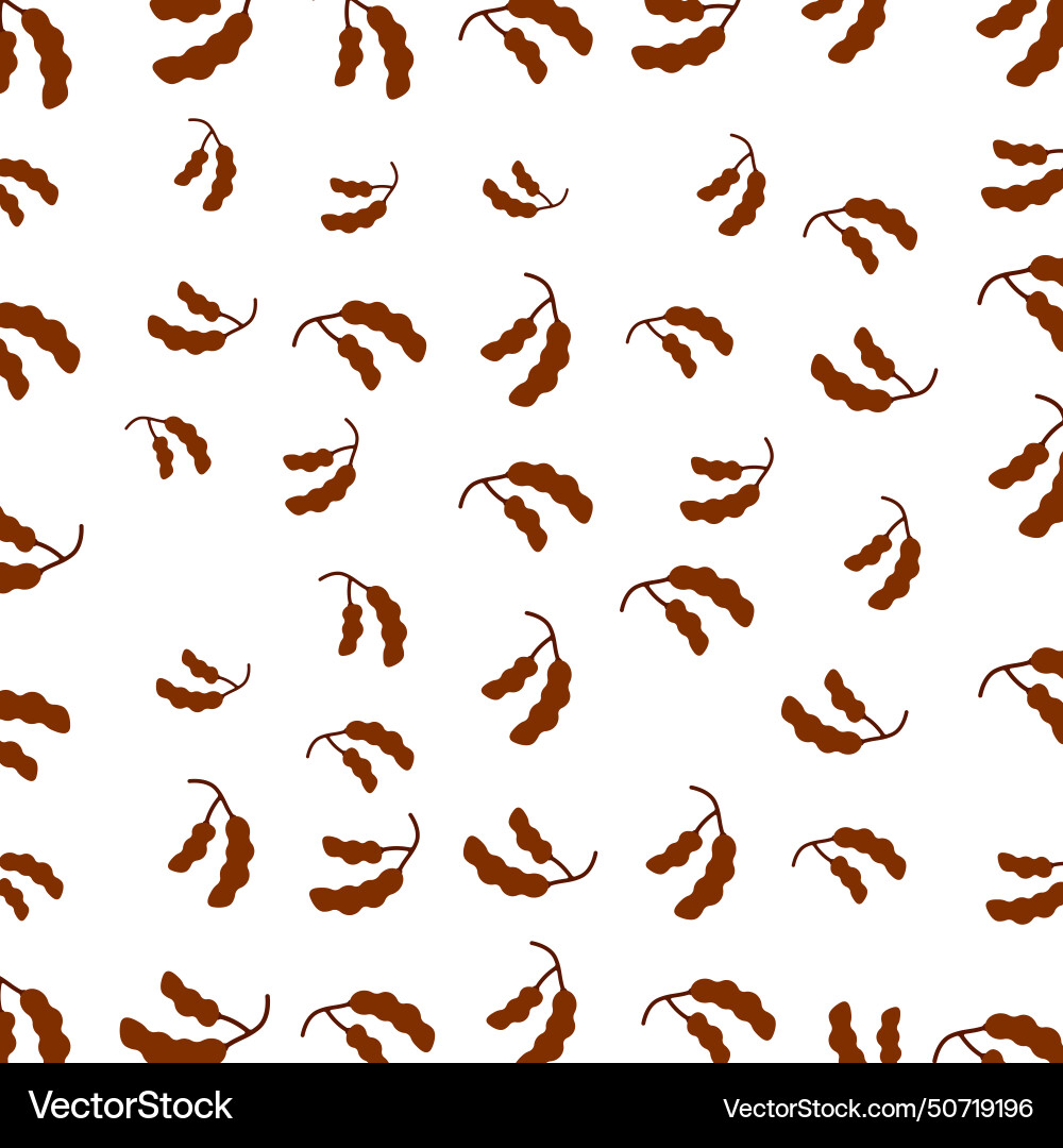 Tamarind fruit background Royalty Free Vector Image