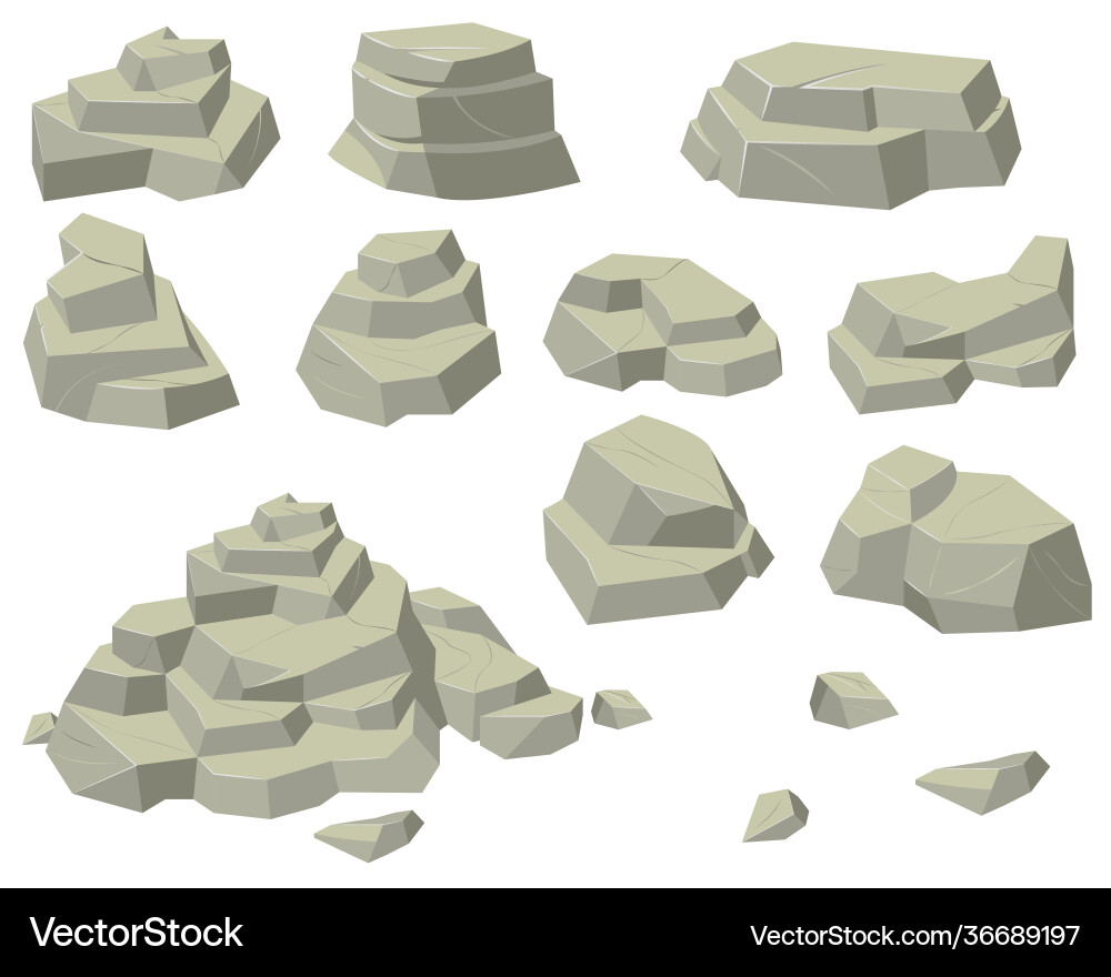 Rock Stacks and Pyramids Royalty Free Vector Image