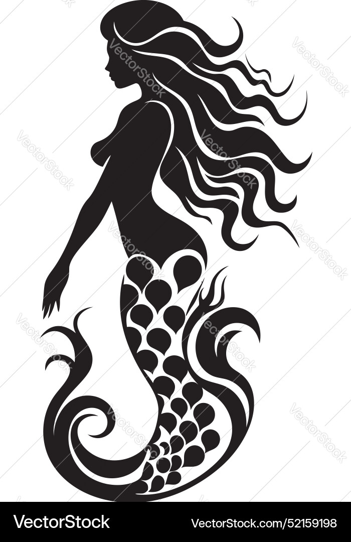 Lustrous leviathan logo featuring a beautiful Vector Image