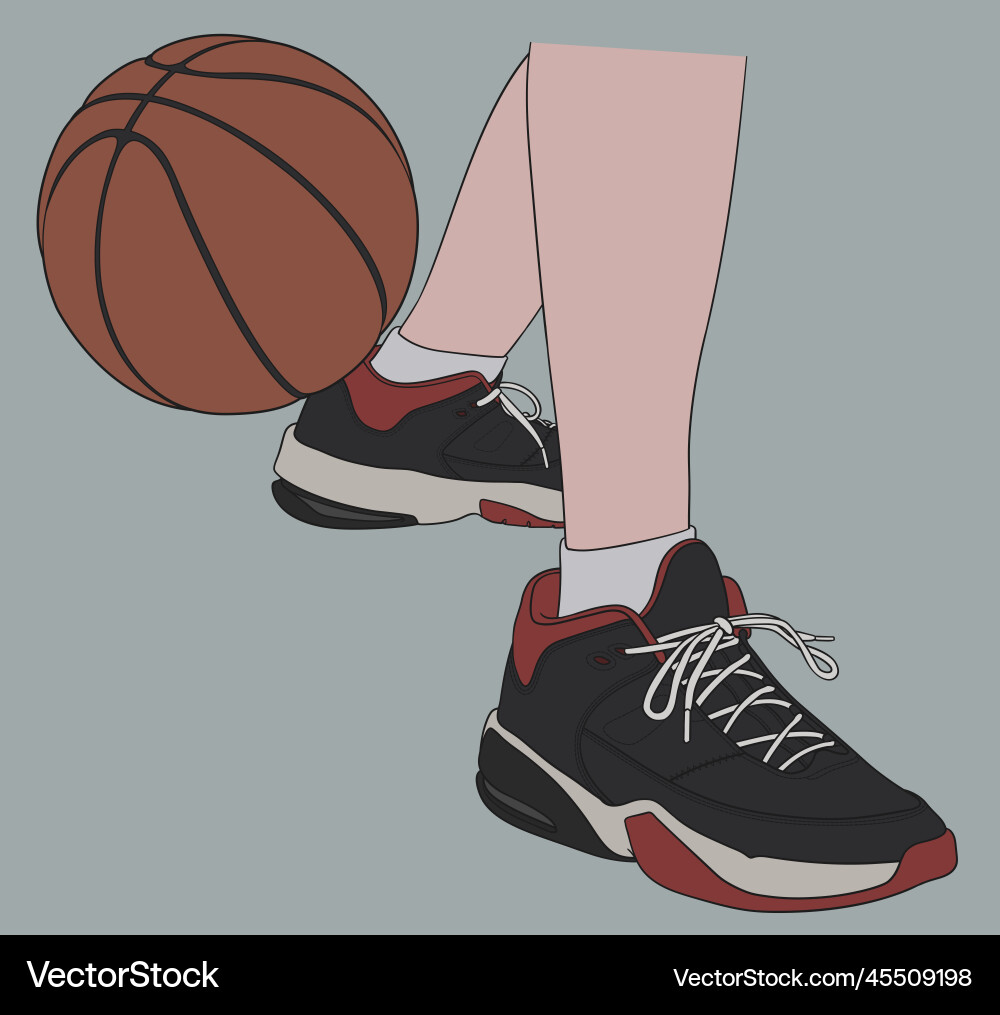 Playing basketball Royalty Free Vector Image - VectorStock