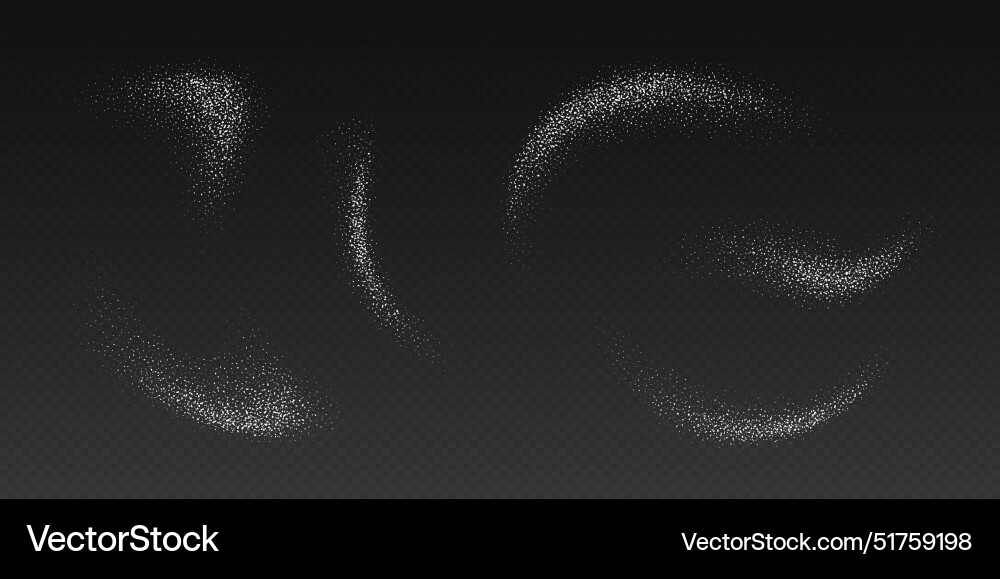 Sugar powder splash flying salt baking flour top Vector Image