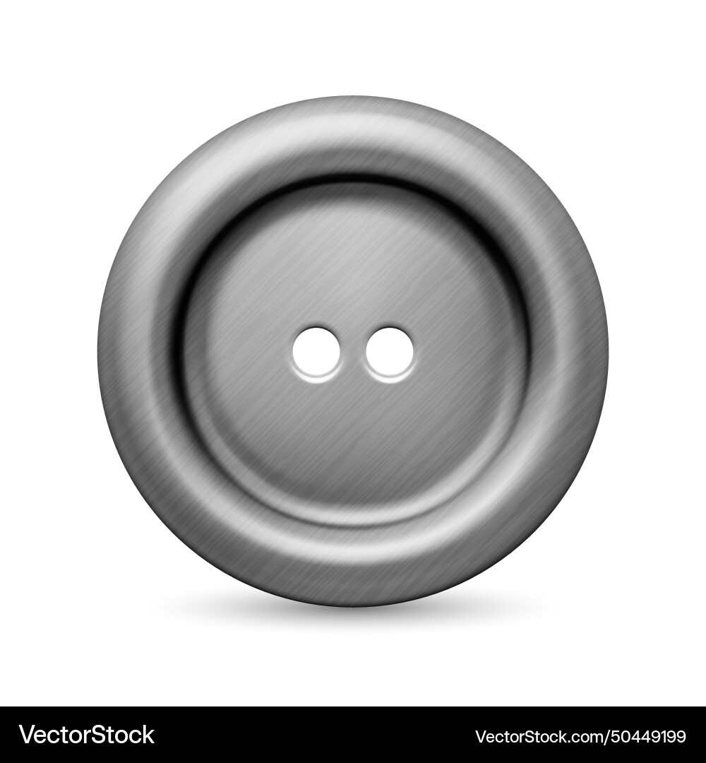 3d realistic textured gray silver color Royalty Free Vector