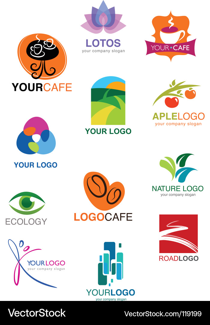 Logos Royalty Free Vector Image - VectorStock