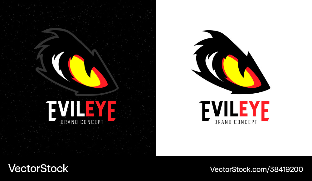 Evile Logo Evil Esport Mascot Logo Design Stock Vector (Royalty Free