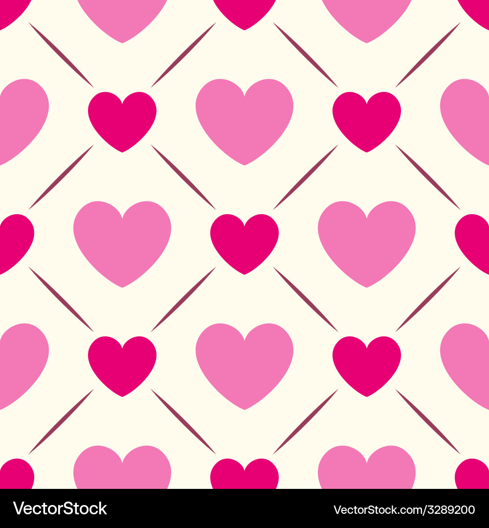 Geometric Heart Pattern Royalty Free Vector Image