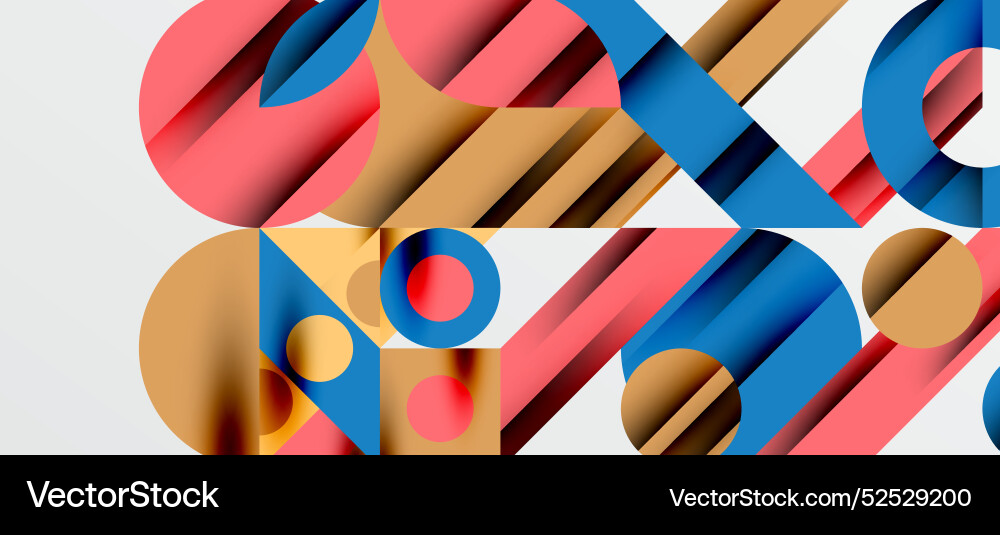 Geometric neo patterns abstract background Vector Image