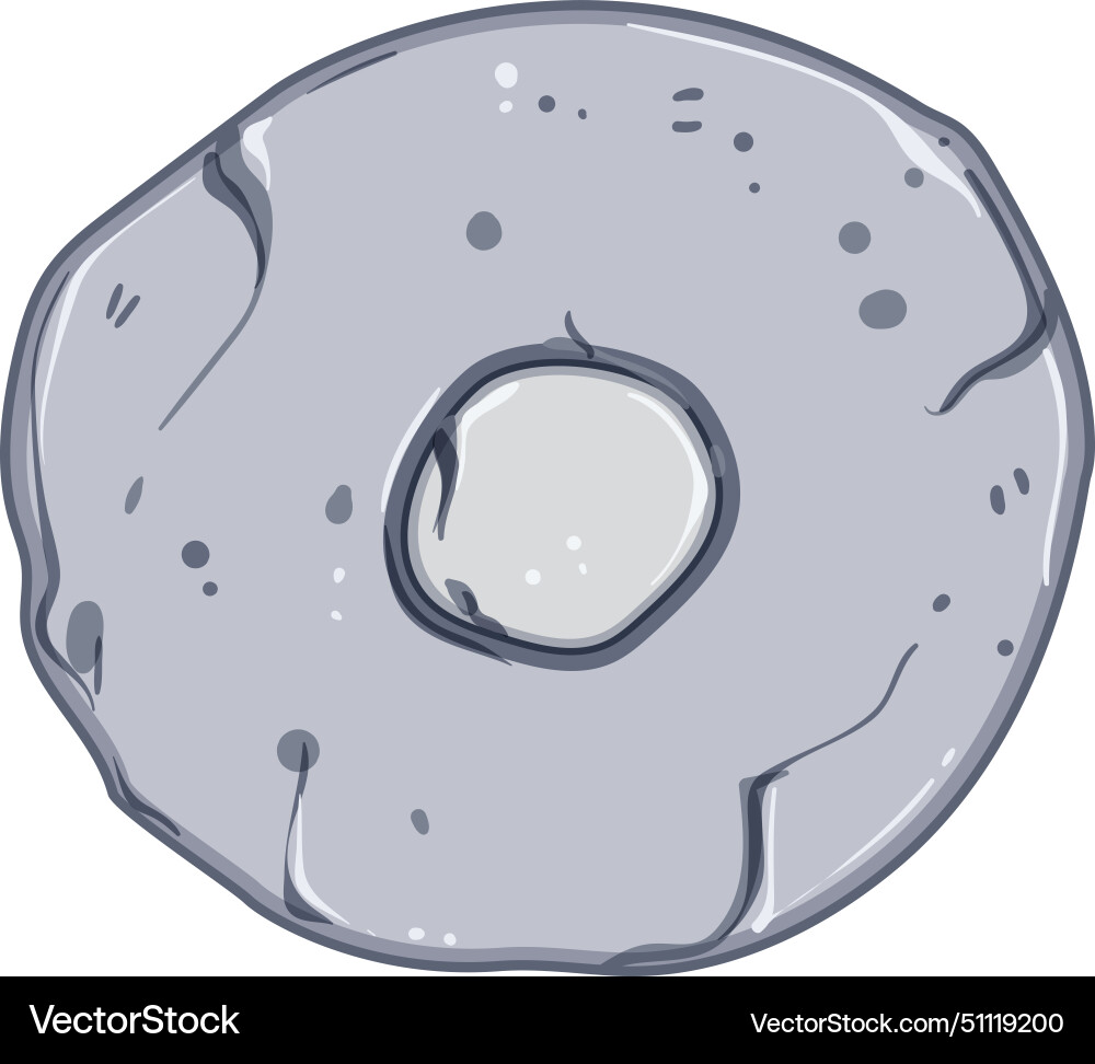 Hub wheel ancient cartoon Royalty Free Vector Image