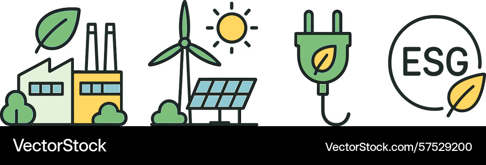 Renewable energy sources Royalty Free Vector Image