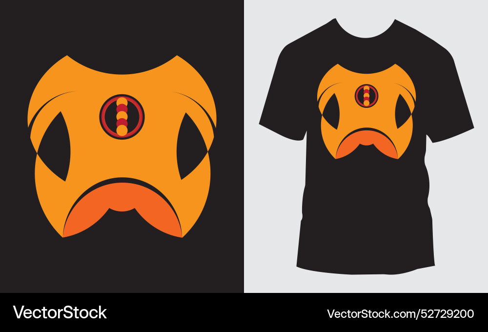 T-shirt design image Royalty Free Vector Image