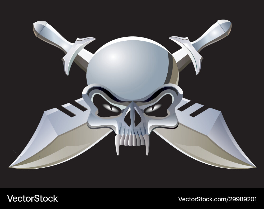 Bucanero swords Royalty Free Vector Image - VectorStock