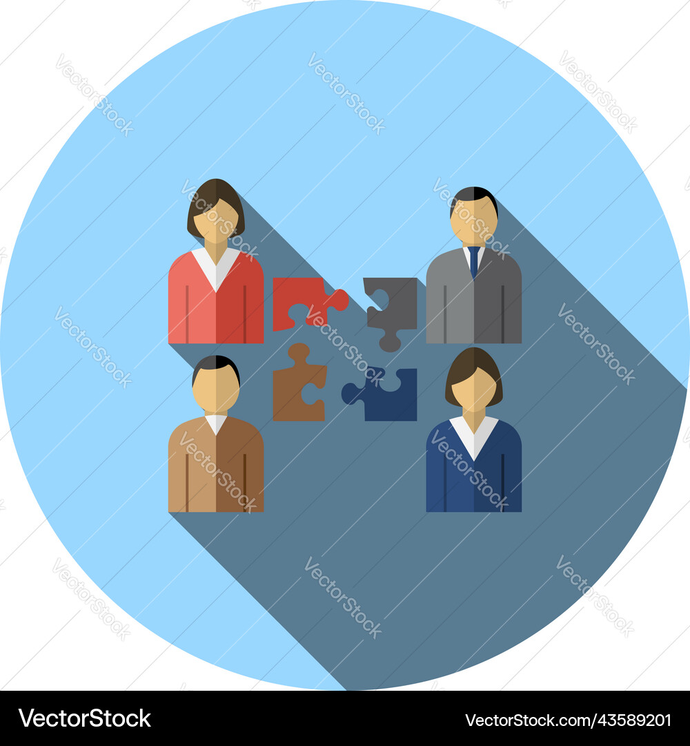 Corporate team icon Royalty Free Vector Image - VectorStock