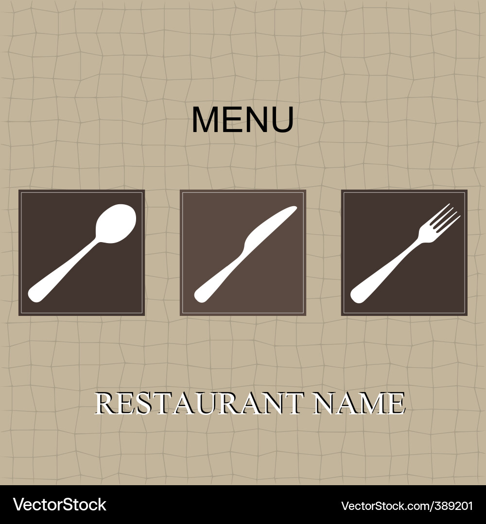 Menu design Royalty Free Vector Image - VectorStock