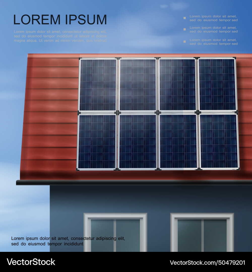 Save energy modern colorful poster Royalty Free Vector Image