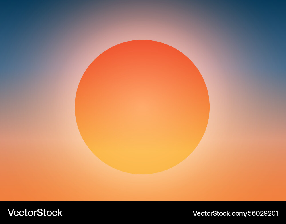 Sun sunrise sunset Royalty Free Vector Image - VectorStock