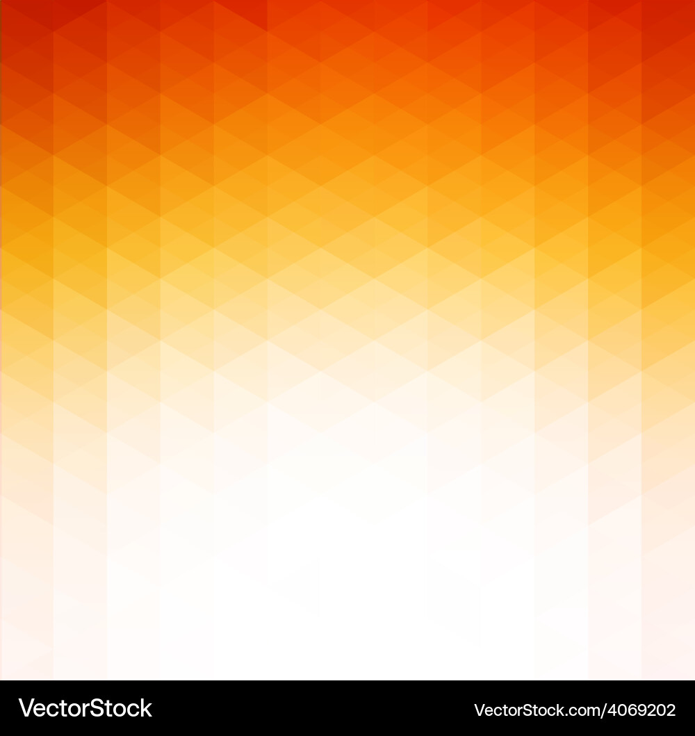 Abstract orange geometric technology background Vector Image