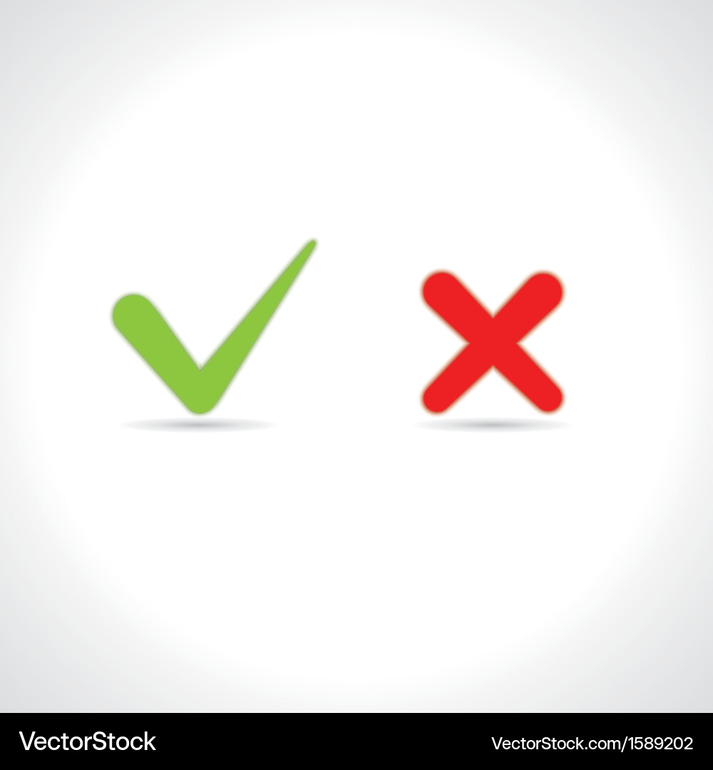 Check mark Royalty Free Vector Image - VectorStock