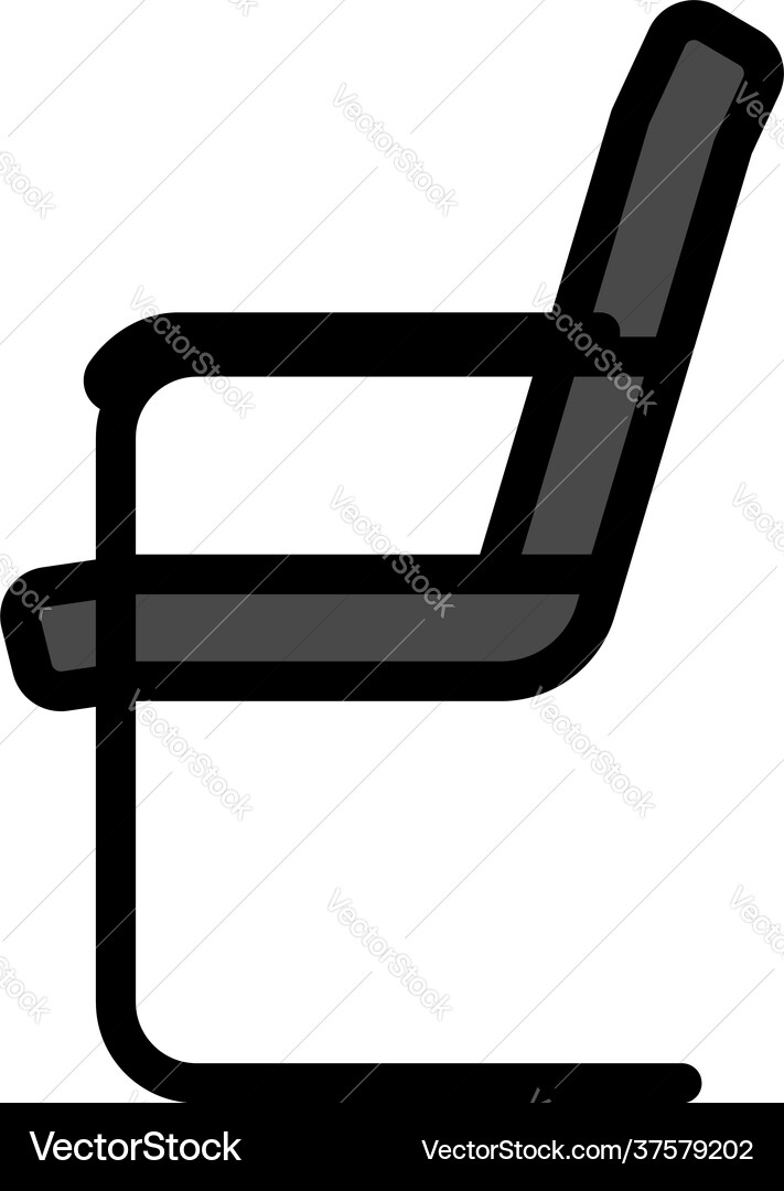 Guest office chair icon Royalty Free Vector Image