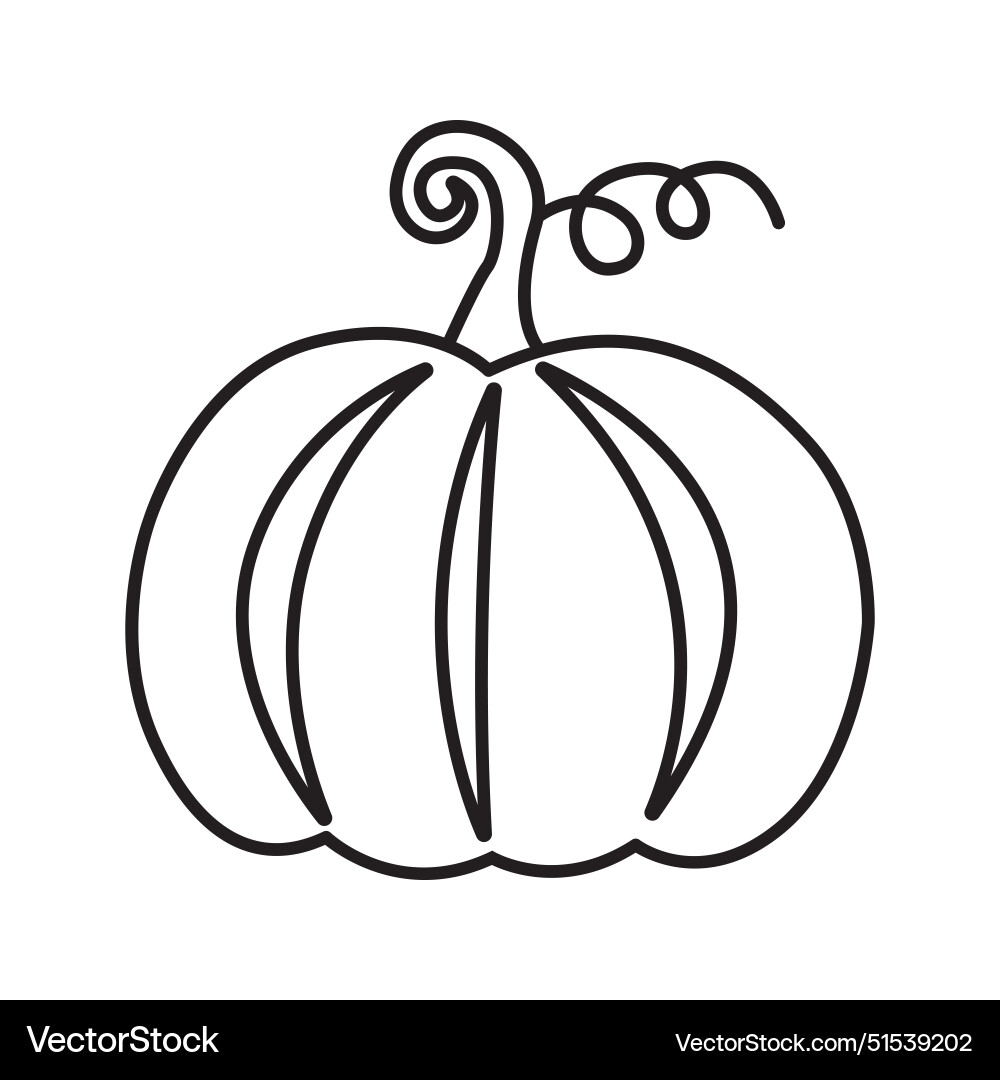 Pumpkin icon symbol Royalty Free Vector Image - VectorStock