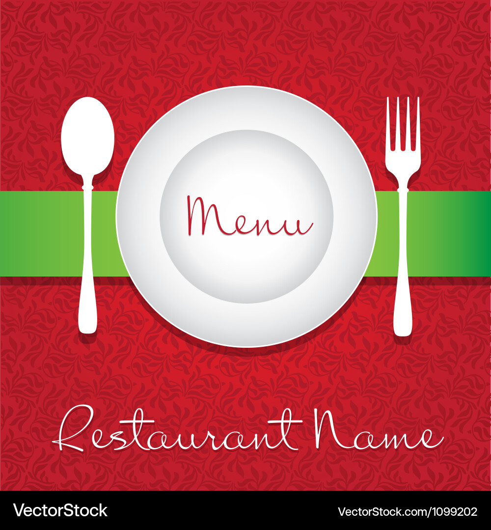 Restaurant menu Royalty Free Vector Image - VectorStock