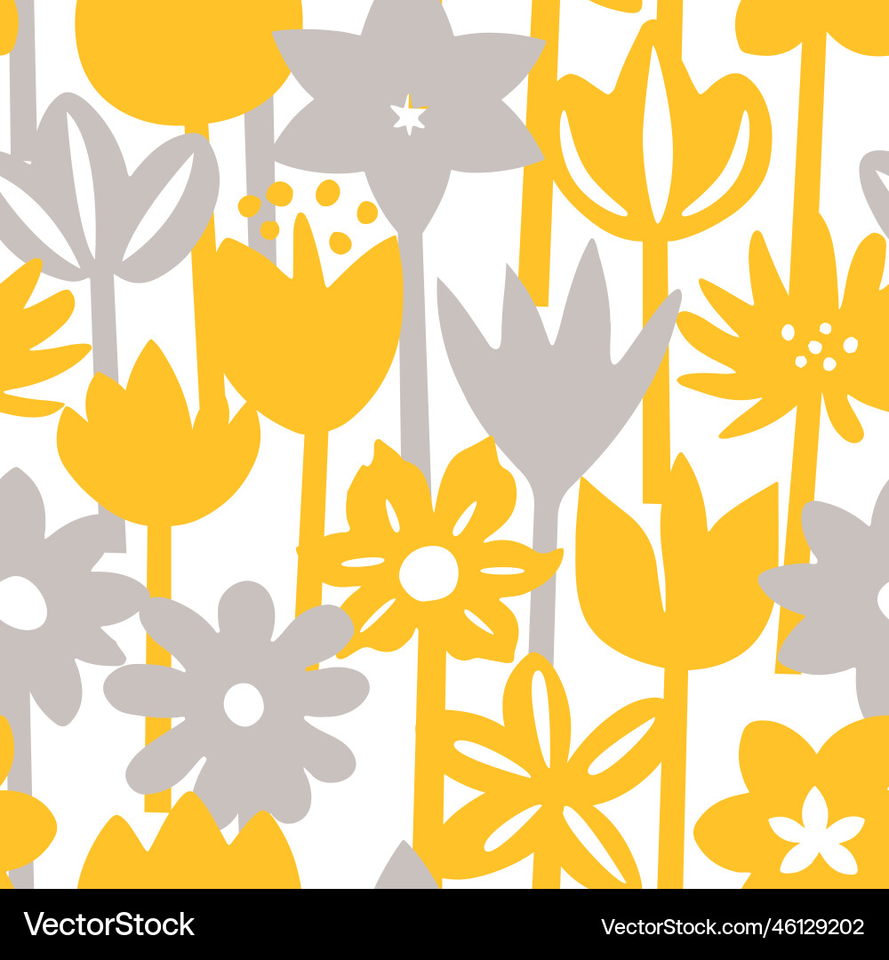 Retro vintage minimalist abstract spring Vector Image