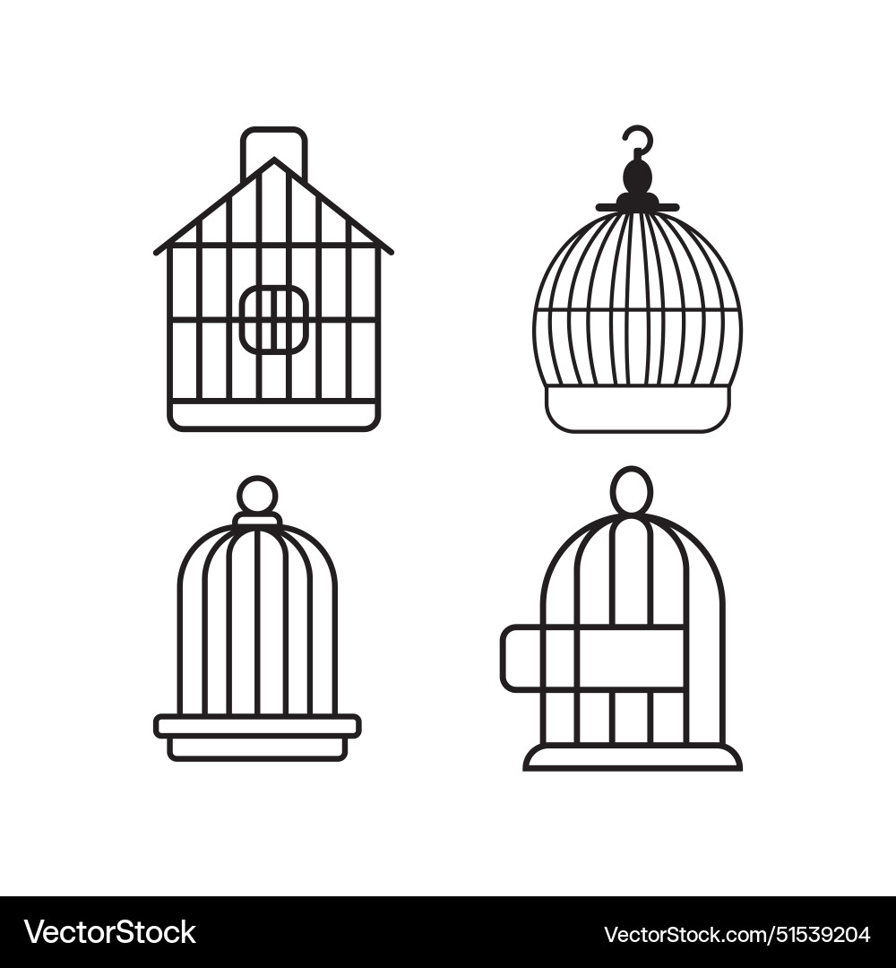 Bird cage icon Royalty Free Vector Image - VectorStock