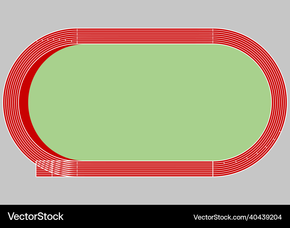 Running track Royalty Free Vector Image - VectorStock