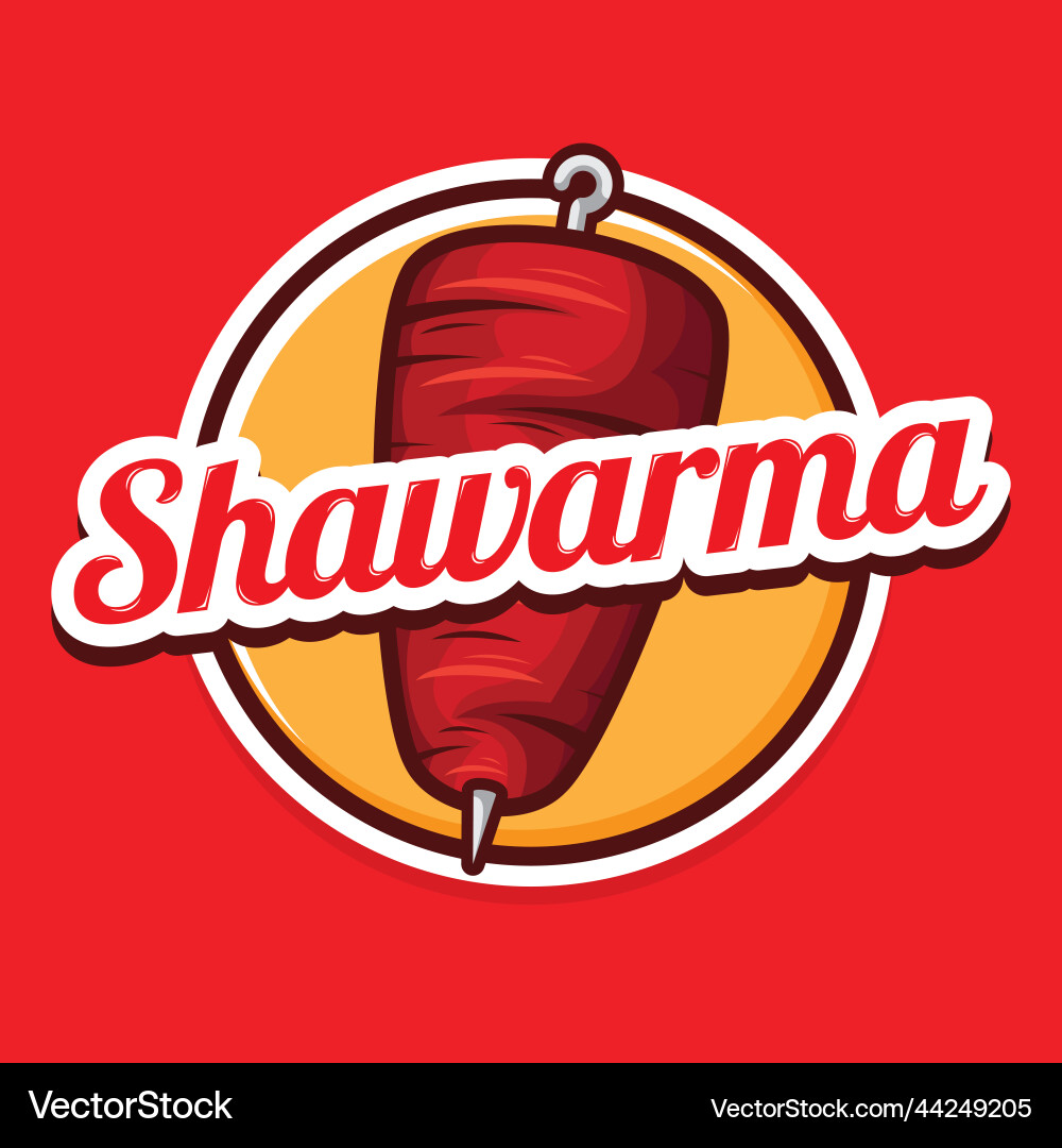 Shawarma Royalty Free Vector Image - VectorStock