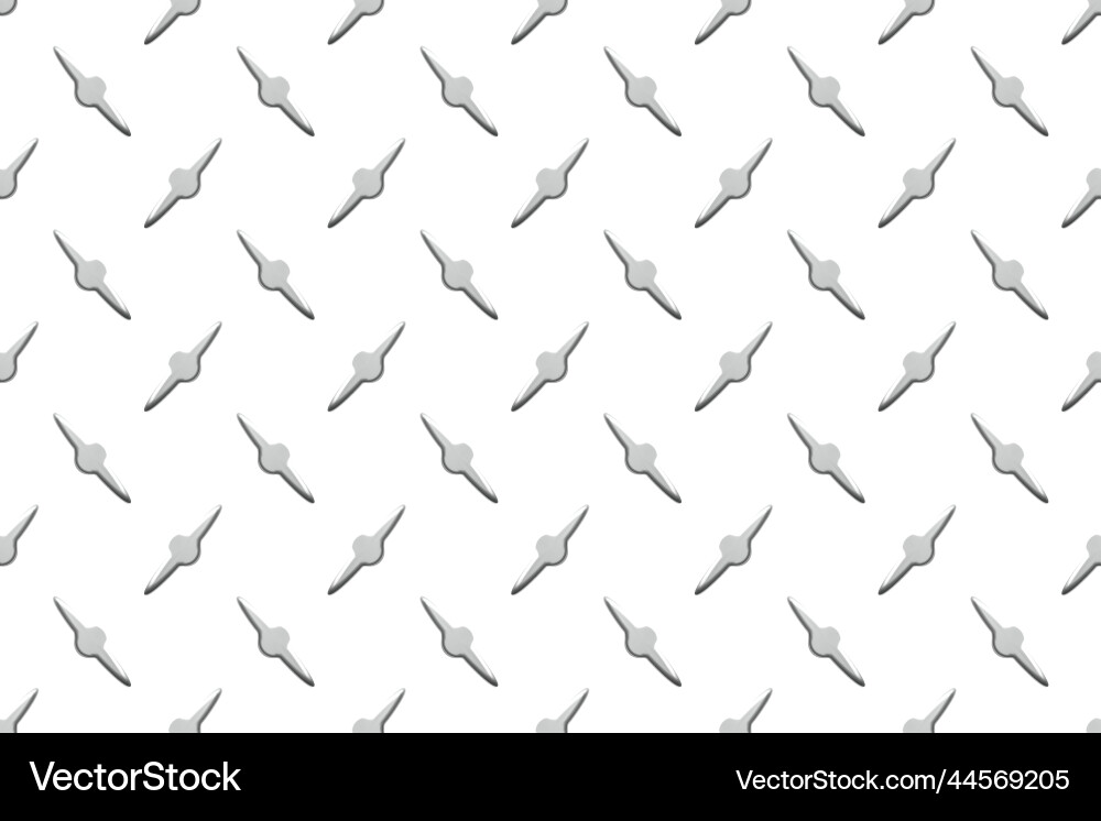 Stainless steel diamondplate industry realistic Vector Image