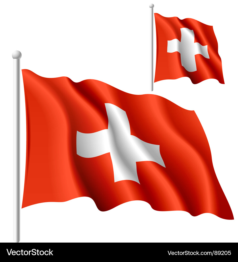 Swiss Flag Royalty Free Vector Image - VectorStock