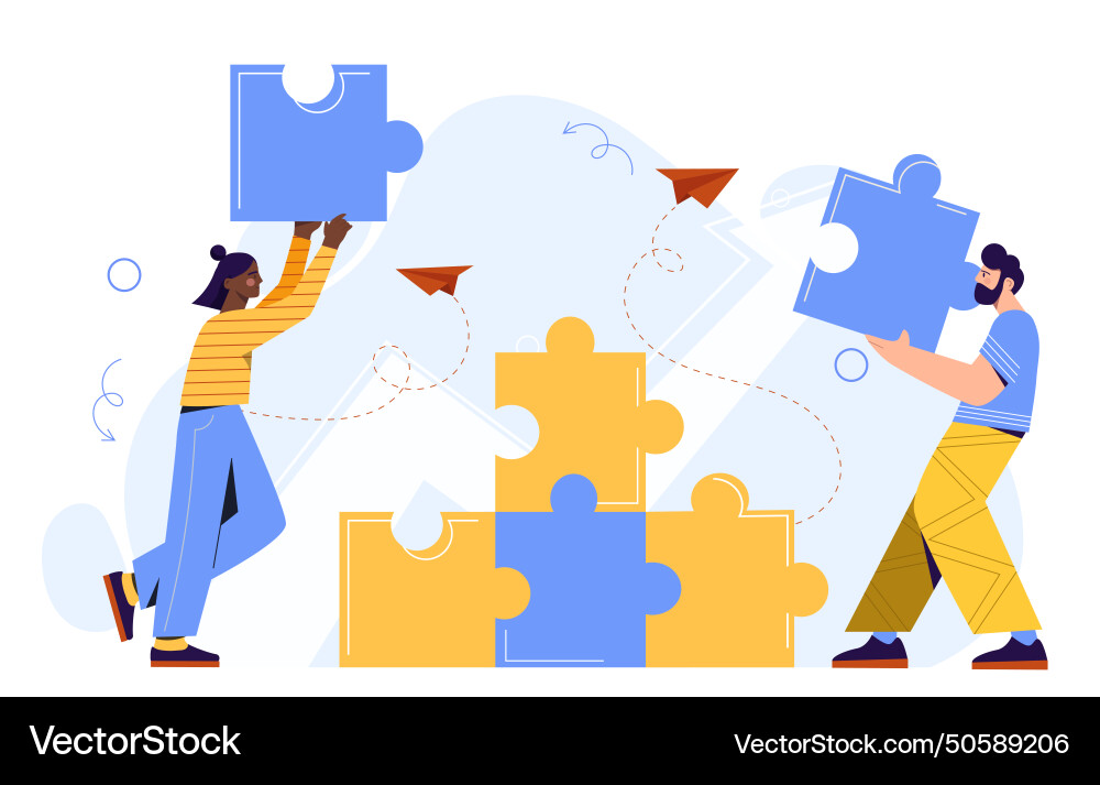 Business team concept Royalty Free Vector Image