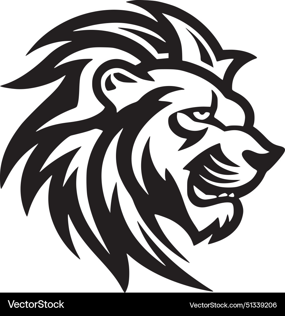 Lion - high quality logo ideal for t-shirt Vector Image