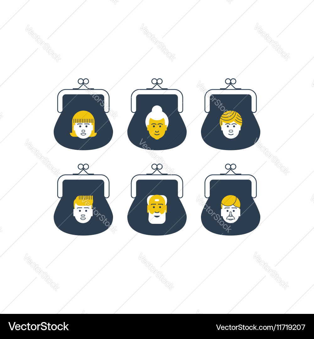 Inheritance and legacy planning individual Vector Image