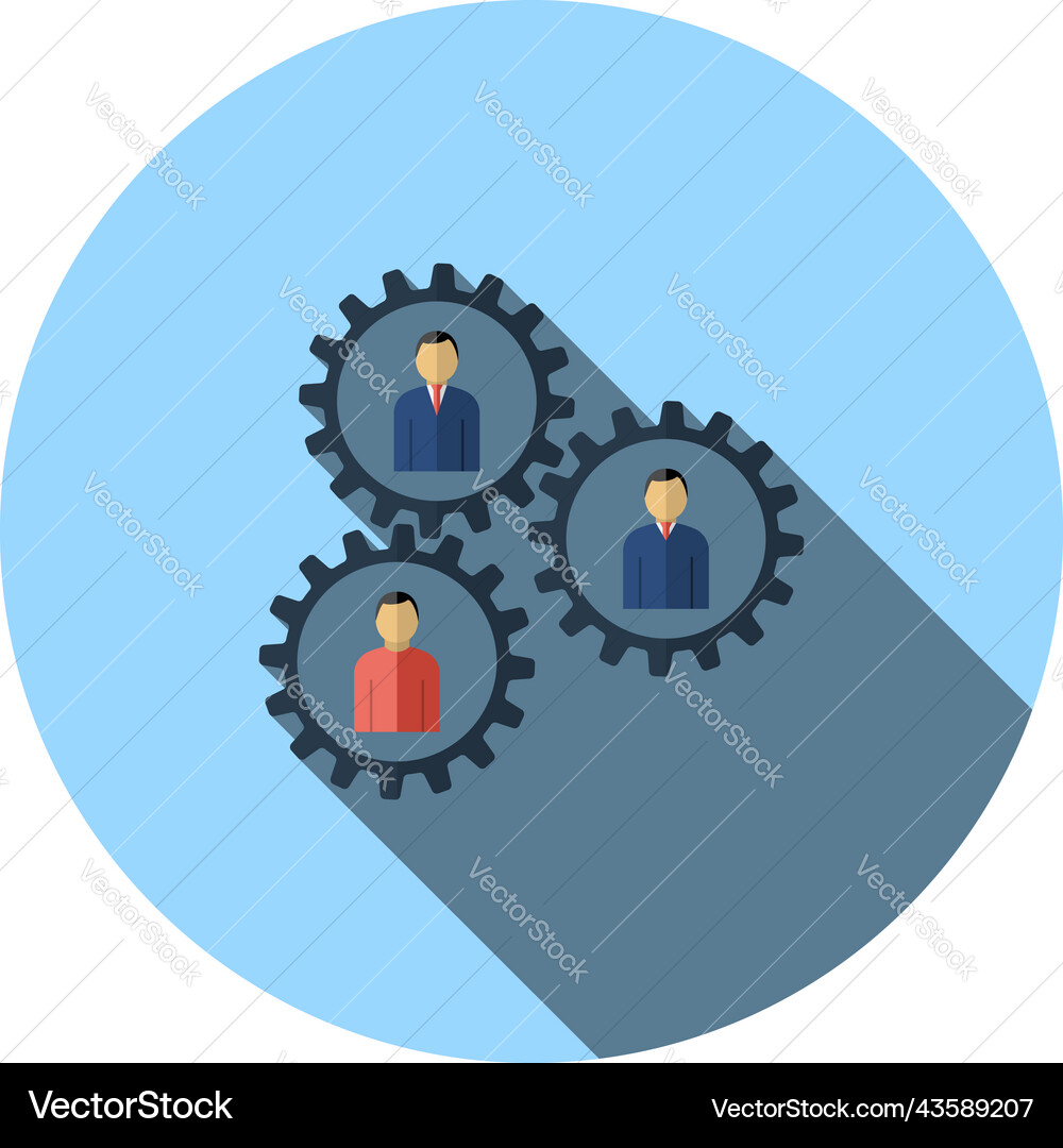 Teamwork icon Royalty Free Vector Image - VectorStock