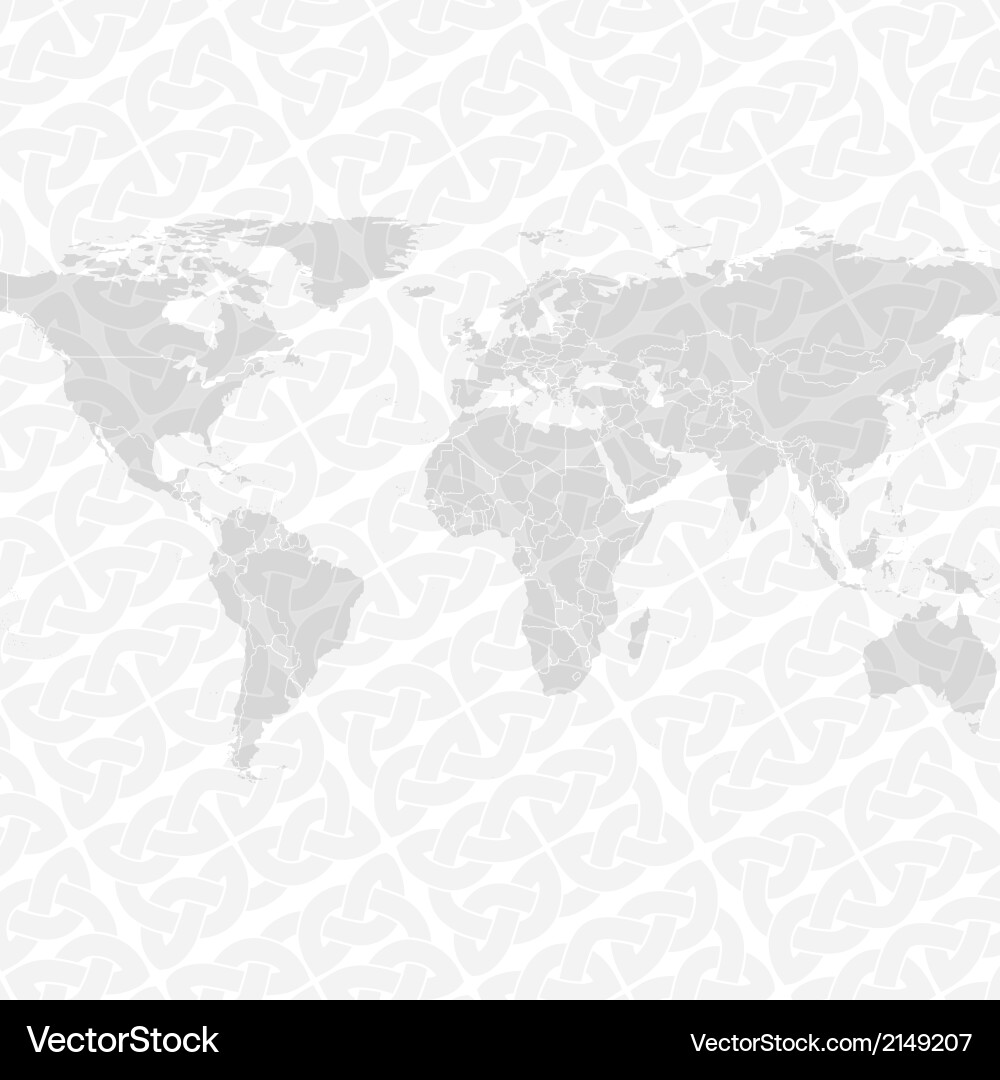 World map background Royalty Free Vector Image