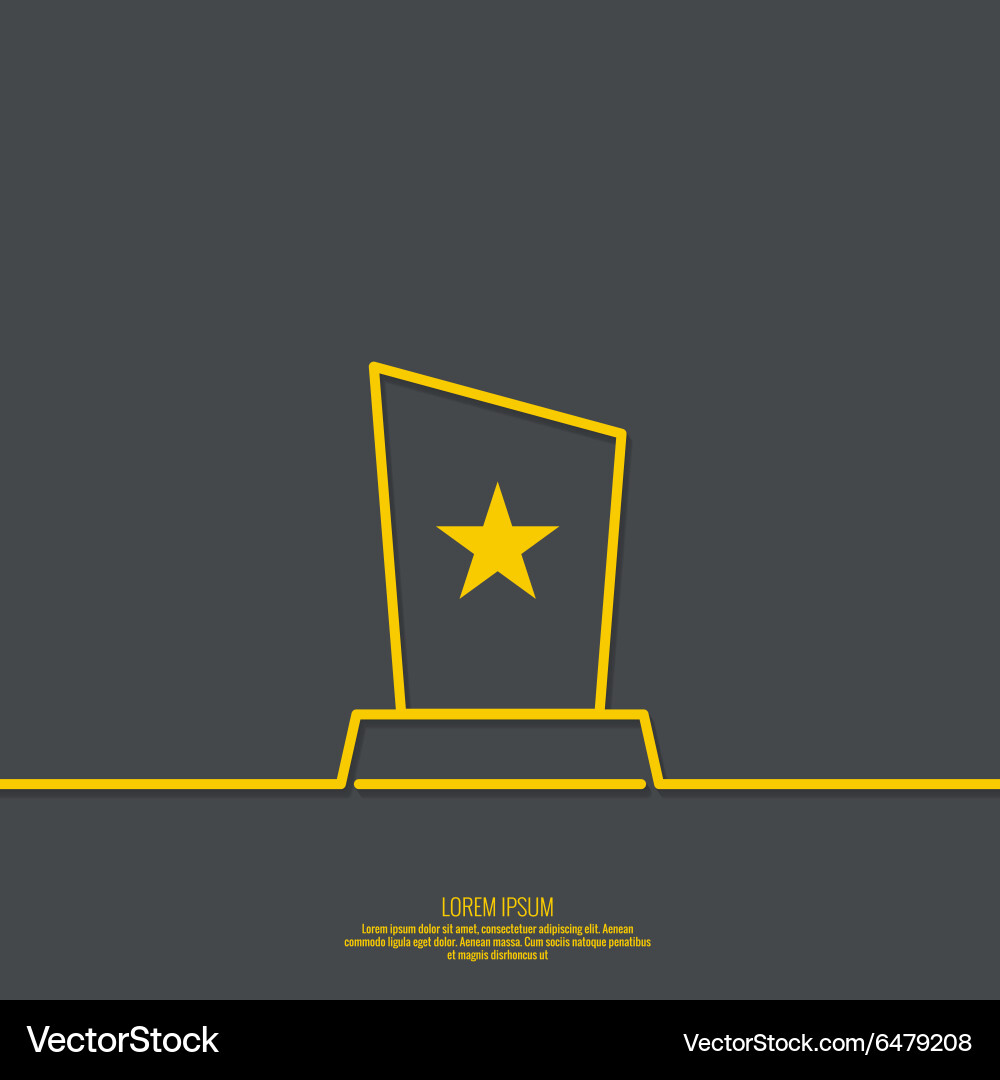 Award star winner Royalty Free Vector Image - VectorStock
