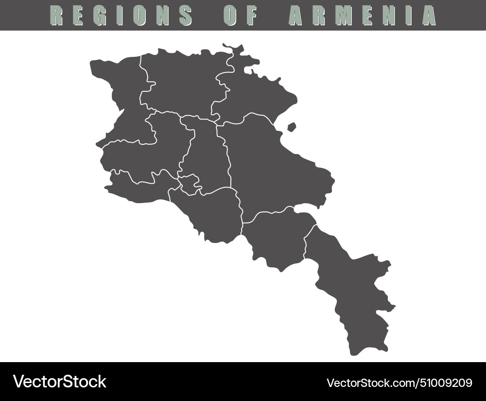 Armenian country map Royalty Free Vector Image