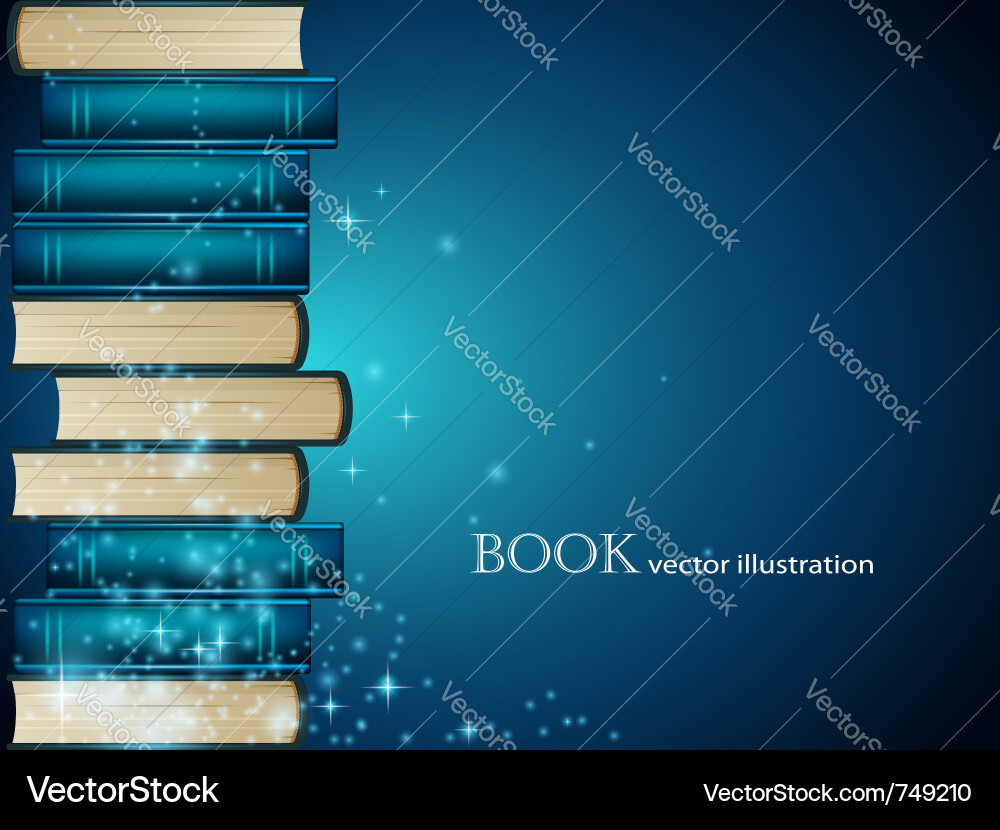 Book heap background Royalty Free Vector Image