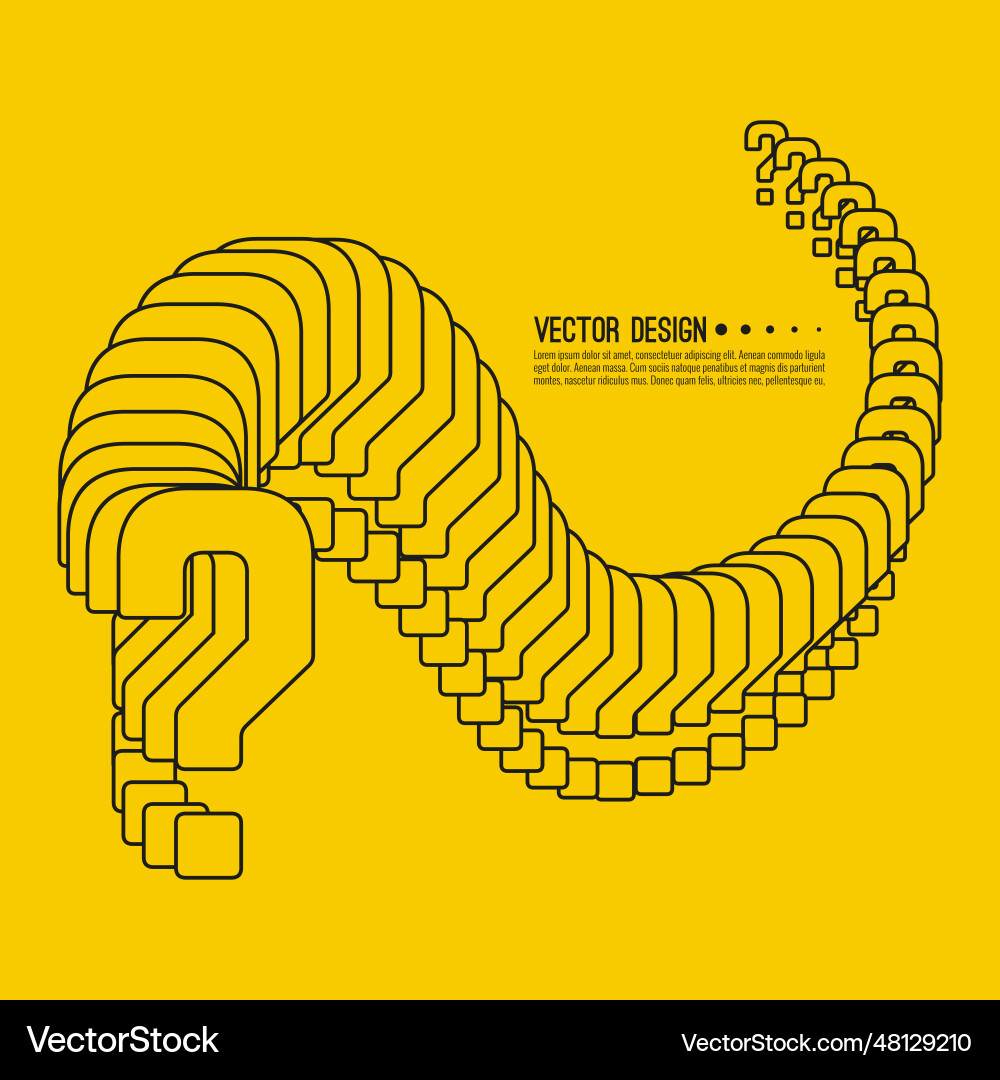 Fragezeichen-Symbol Lizenzfreies Vektorbild - VectorStock