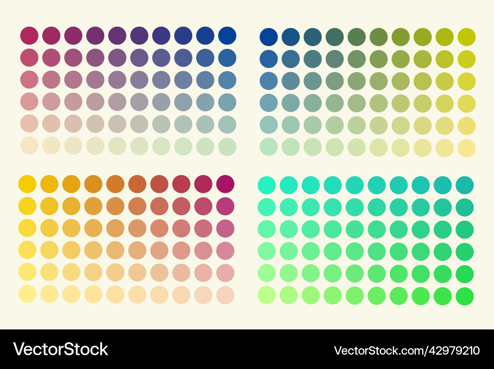 Neutrals color palette and abstract flowers Vector Image