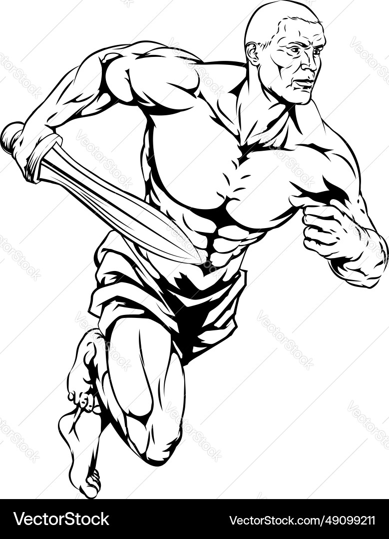 Gladiator Royalty Free Vector Image - VectorStock