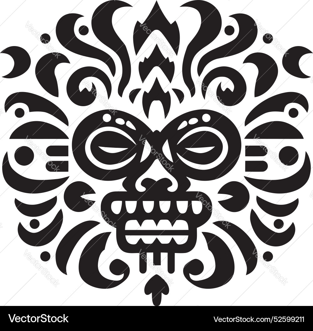 Indigenous impressions design depicting Royalty Free Vector