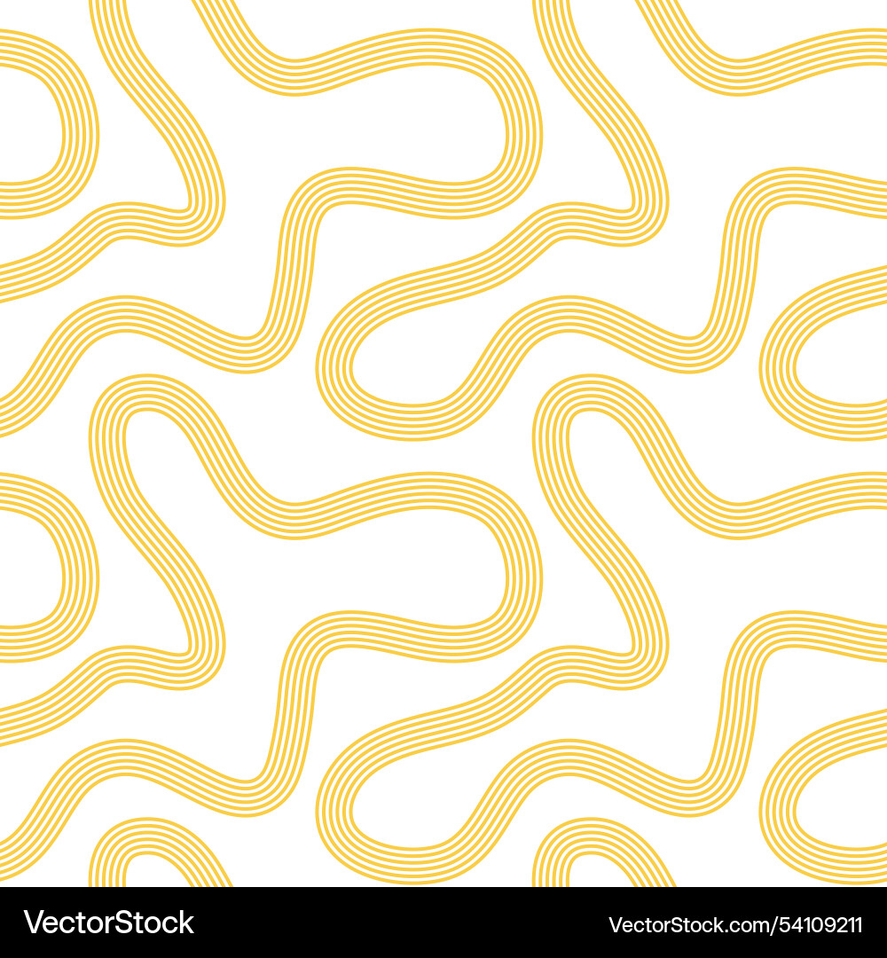 Noodle pattern poster Royalty Free Vector Image