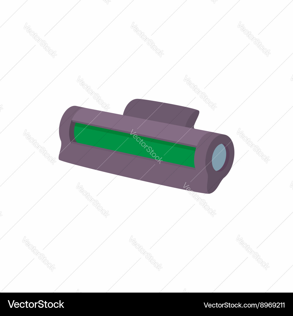 Printer toner cartridge icon cartoon style Vector Image