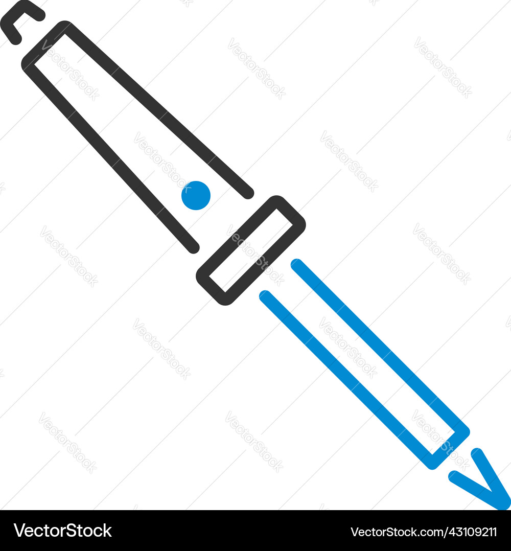 Soldering iron icon Royalty Free Vector Image - VectorStock