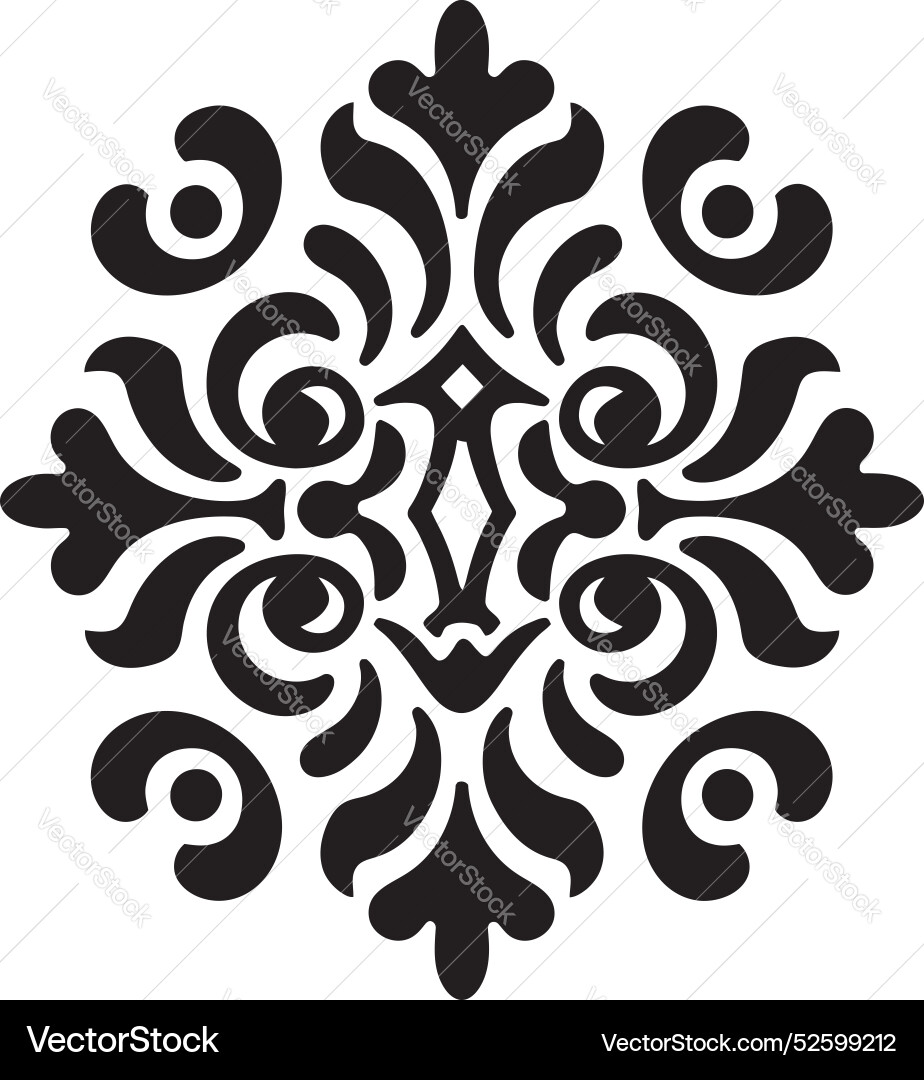 Borneo beauty dayak pattern icon celebrating Vector Image