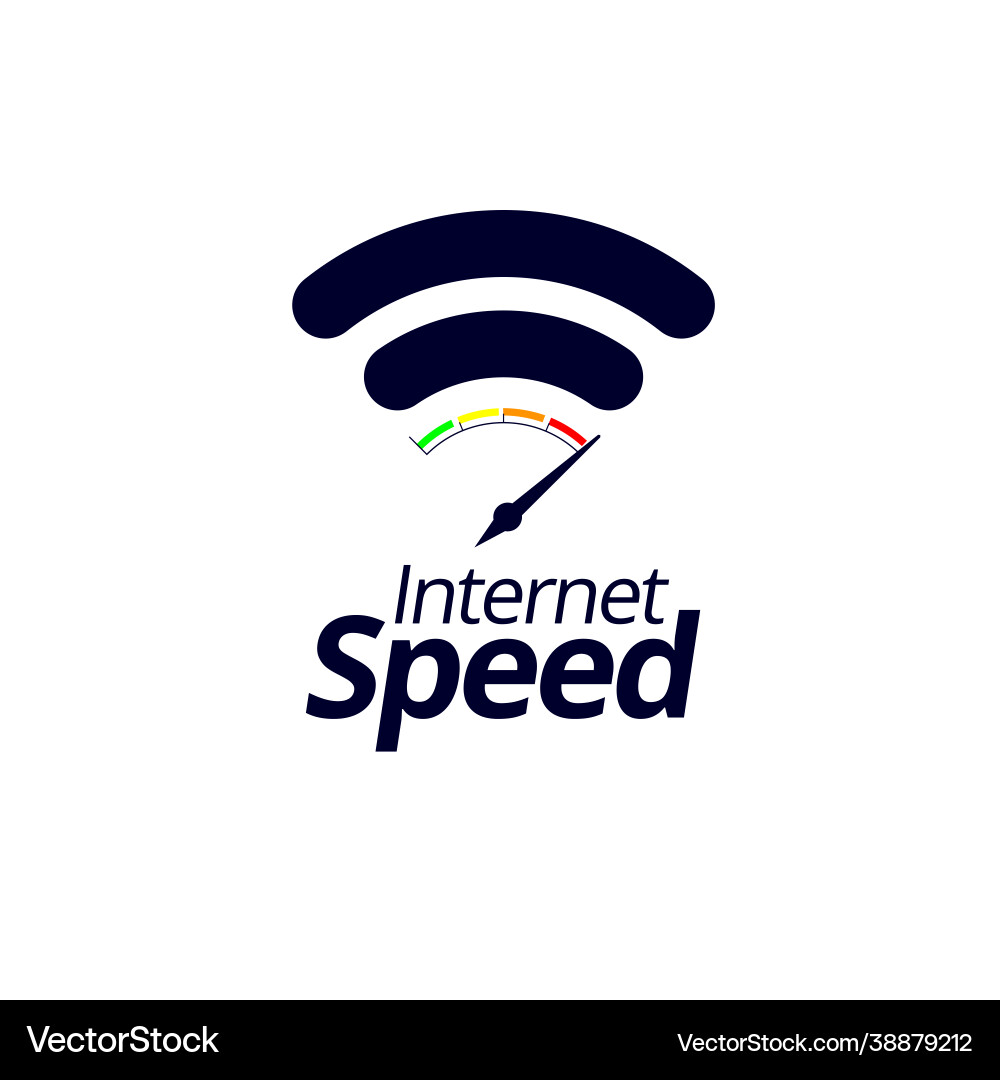 Wifi and internet speed boost concept symbol Vector Image