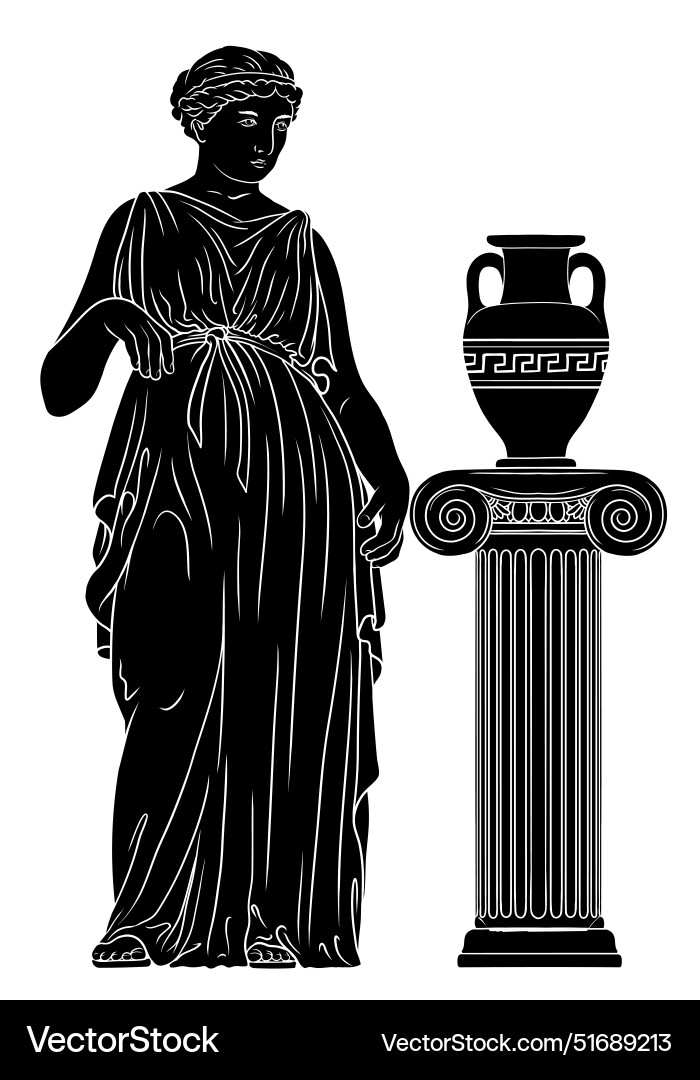 Greek women Royalty Free Vector Image - VectorStock